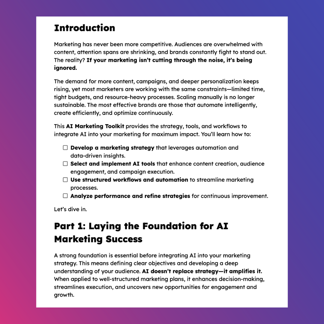 AI Marketing Toolkit & 1000+ AI-Driven Prompts